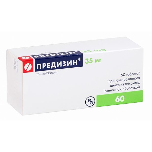 Предизин таблетки с пролонгированным высвобождением действия 35мг 60шт ...
