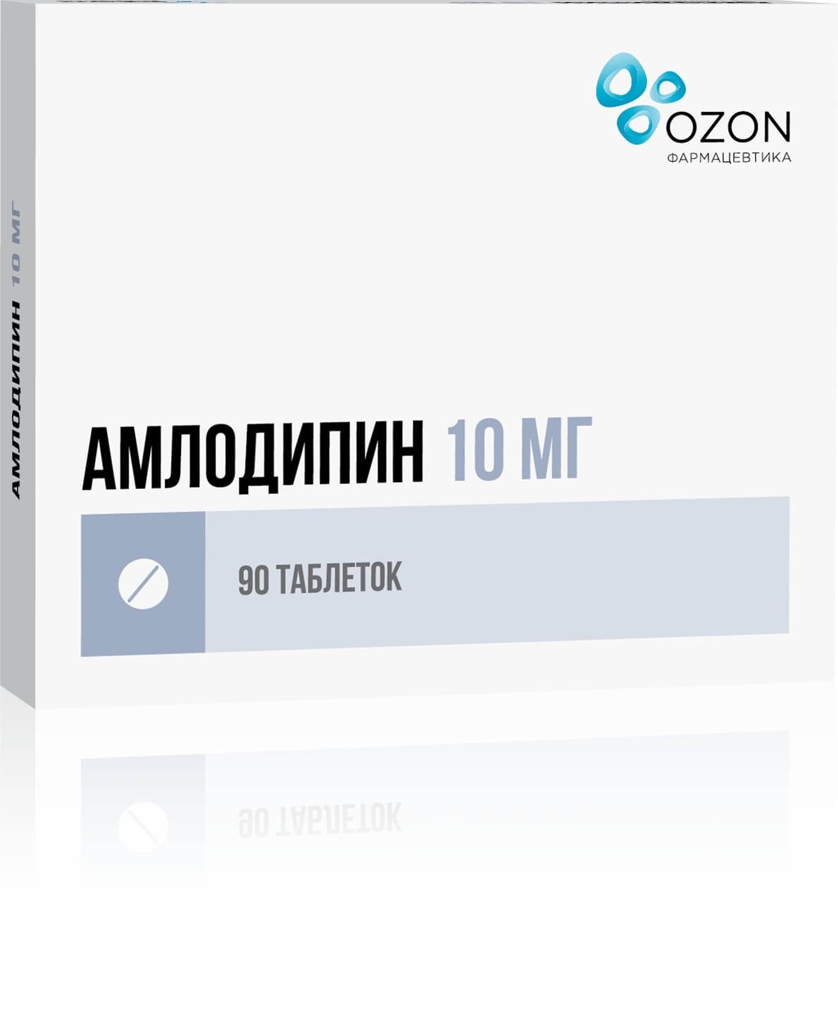 Амлодипин таблетки 10мг 90шт — купить в интернет-аптеке OZON ...