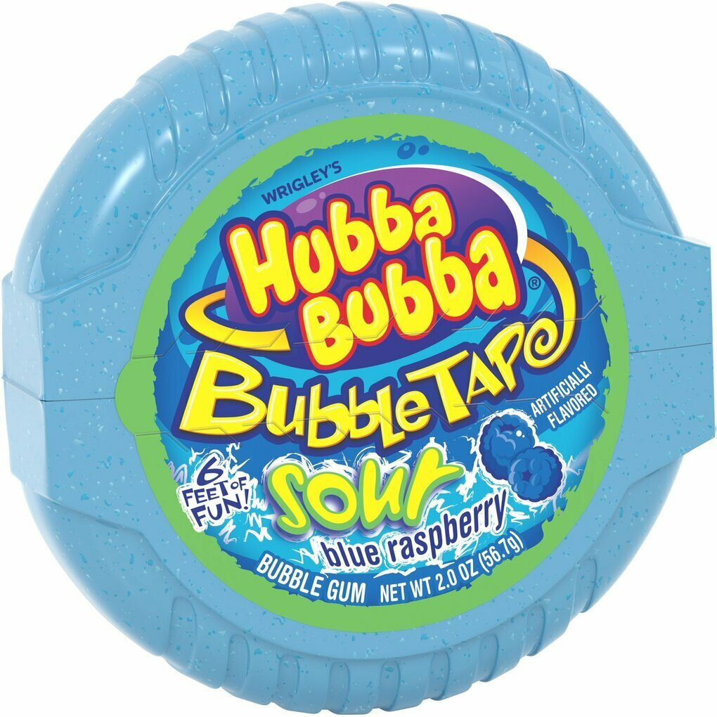Жевательная резинка лента Hubba Bubba Blue Raspberry / Хубба Бубба ...