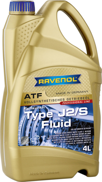 Масло Ravenol ATF Type J2/S Fluid трансмиссионное синтетическое 4 л ...