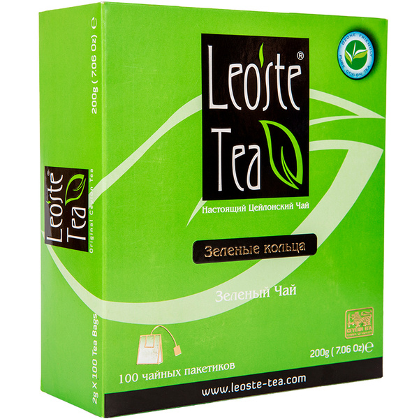 Leoste Tea Green Curls чай цейлонский зеленый, 100 шт - купить с ...