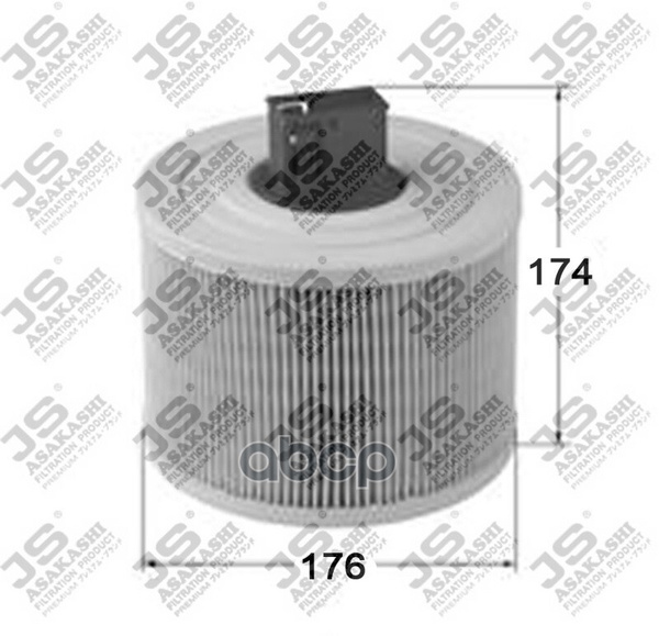 Фильтр воздушный JS Asakashi A0440 - купить по выгодным ценам в ...