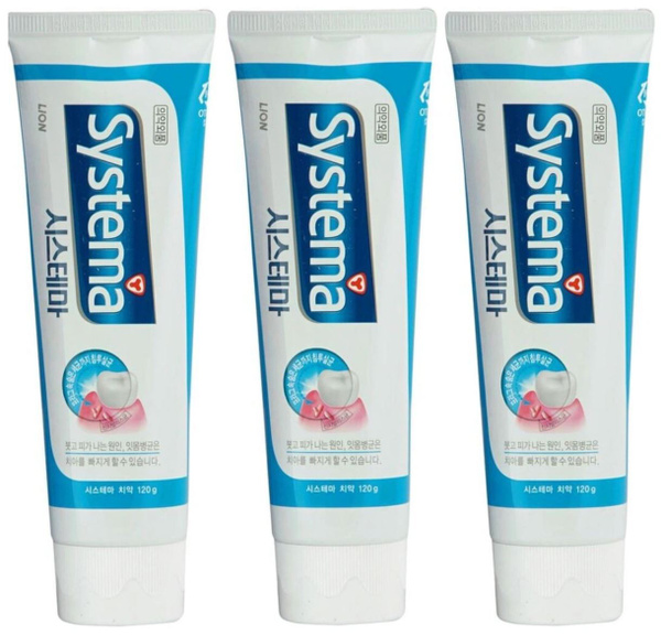 Lion Зубная паста Ice mint alfa Systema лечебно-профилактическая, 120 г ...