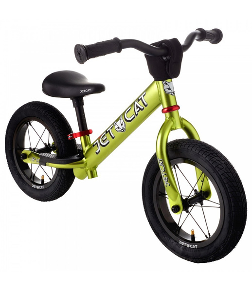БЕГОВЕЛ JETCAT - 12 SPORT - SL - AIR PRO GREEN/RED детский от 1,5 лет ...