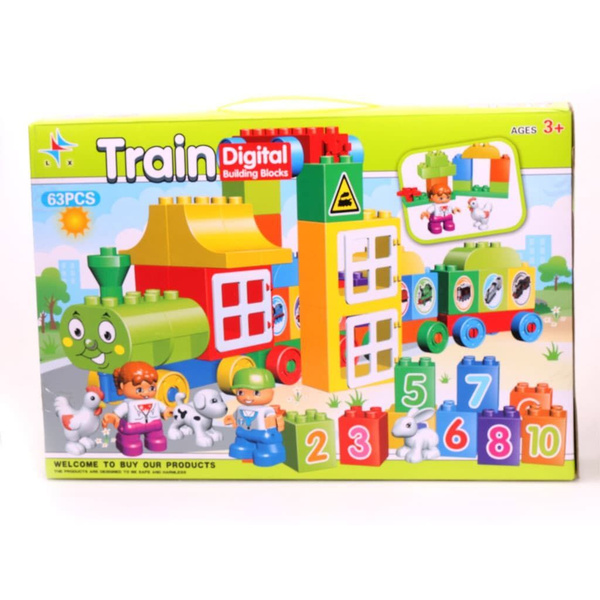 Конструктор Железнодорожная станция (совместим lego DUPLO лего ) купить ...