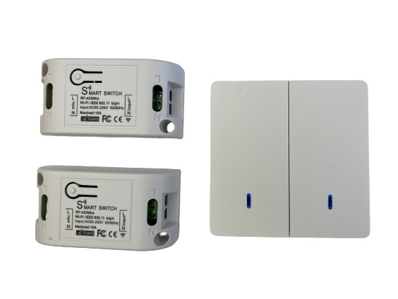 Комплект умное реле WIFI 2шт для Алисы от Tuya + выключатель ...