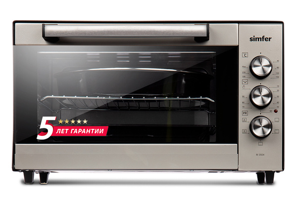 Мини-печь Simfer M3504, серебристый, 35 л купить по низкой цене с доставкой в интернет-магазине ...