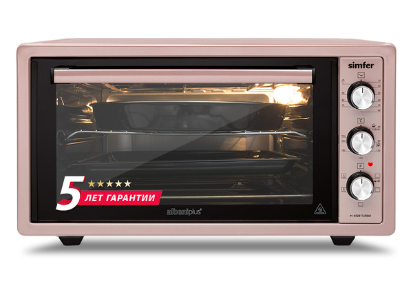 Мини-печь Simfer M4509, розовый, 45 л купить по низкой цене с доставкой в интернет-магазине OZON ...