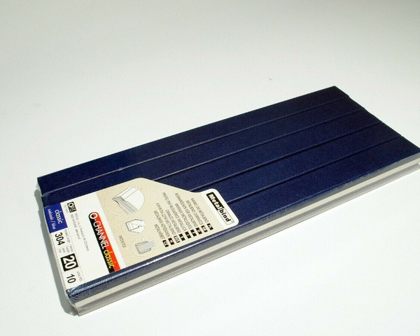 Канал синий 20мм А4 304мм с покрытием "ткань" для биндера OPUS Metalbind (10шт) - купить с ...