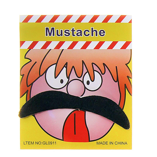 Карнавальные усы черные - купить по доступным ценам в интернет-магазине ...