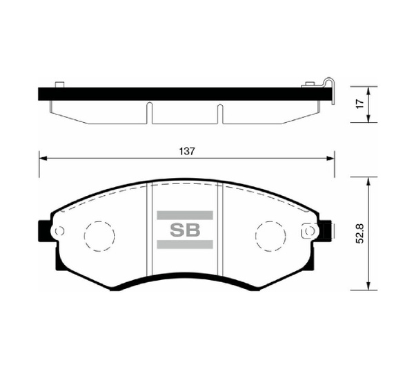 Колодки тормозные Sangsin Brake SP1048 Передние - купить по низким ...