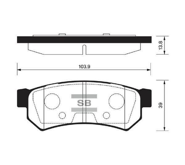 Колодки тормозные Sangsin Brake SP1257 Задние - купить по низким ценам ...