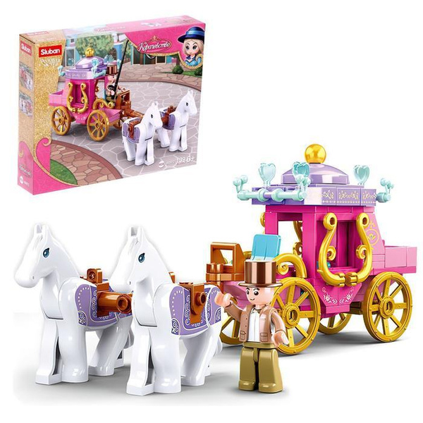 Конструктор блочный "Карета", 139 деталей - купить с доставкой по выгодным ценам в интернет ...