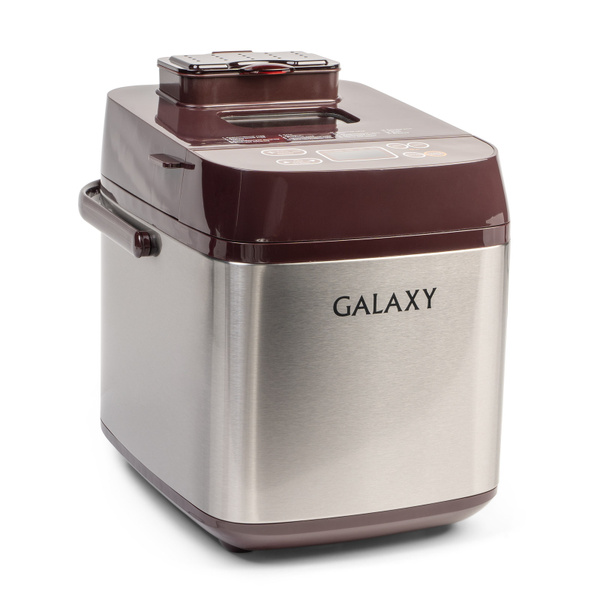 Хлебопечка GALAXY GL2700, серебристый, коричневый - купить по доступным ...