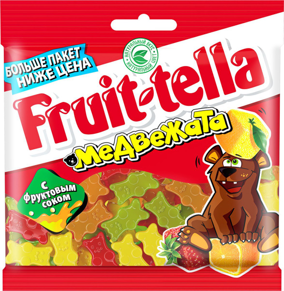 Мармелад жевательный Fruittella Медвежата, 150 г - купить с доставкой по выгодным ценам в ...