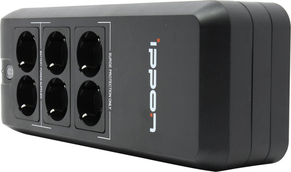 ИБП Резервный (Back UPS) Ippon 751616, 400 В·А купить по выгодной цене в интернет-магазине OZON ...