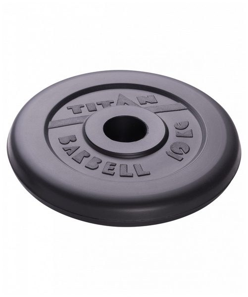 Диск (блин) обрезиненный TITAN Barbell 10 кг (d51) - купить в интернет ...