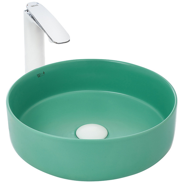 Раковина Weltwasser 10000004514, 35.5x35.5 см, зеленый купить по ...