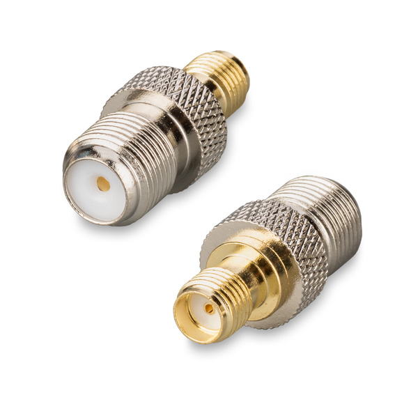 Переходник SMA(female)-F(female) (2шт) - купить с доставкой по выгодным ...