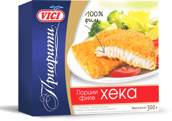 Хек филе порционное 300 г, VICI, замороженное купить на OZON по низкой цене (357502966)