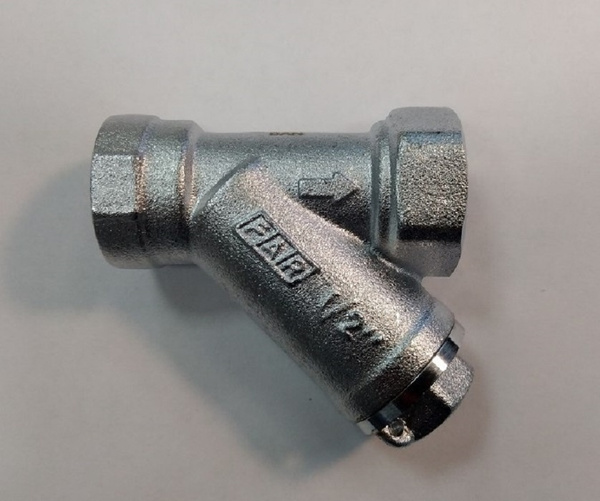 Фильтр косой FAR (грязевик) 1/2" (ВР-ВР), 300 мкм, хромированный, FA ...