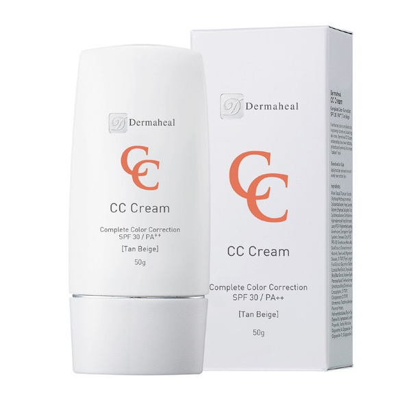 Dermaheal CC cream Tan Beige темно бежевый SPF 30/PA++, 50 мл. купить на OZON по низкой цене ...