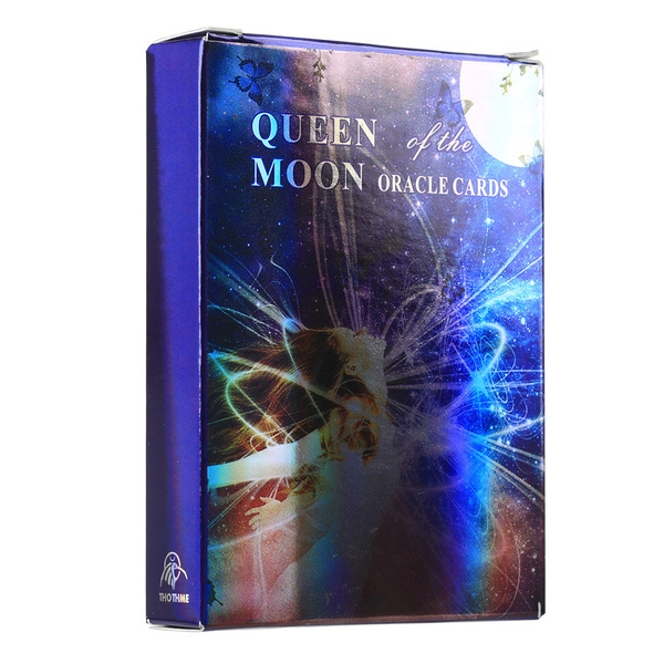 Карты Таро голографические / Оракул Королева Луны / Queen of the moon oracle 9.8*5.7см - купить ...