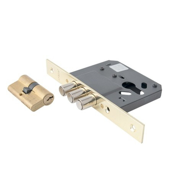 Замок врезной дверной Apecs (Апекс) 91/60-G без ручек купить на OZON по низкой цене (1919511898)