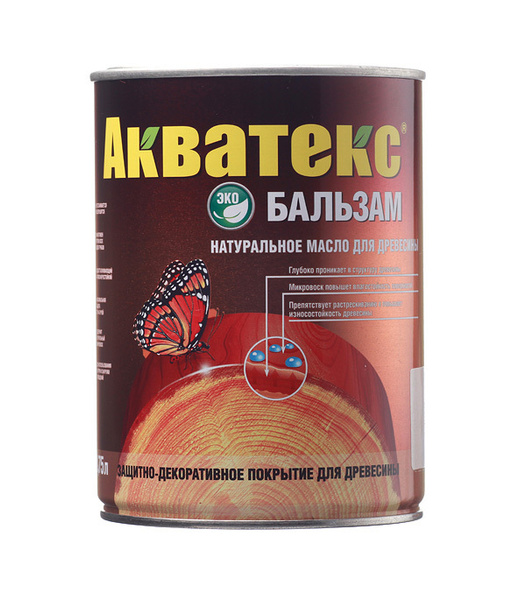 Масло Акватекс Бальзам для дерева иней 0,75 л - купить с доставкой по ...