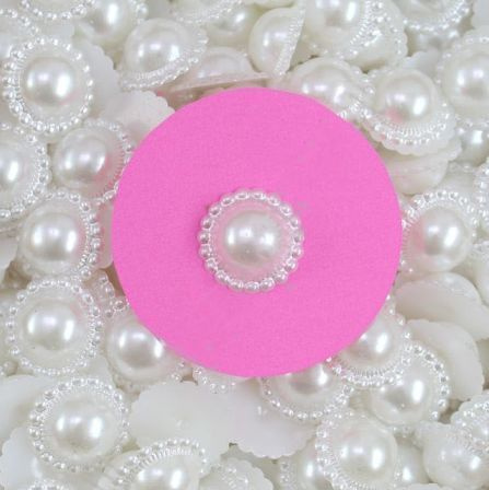 Полубусины для рукоделия "Цветочек" - купить с доставкой по выгодным ...