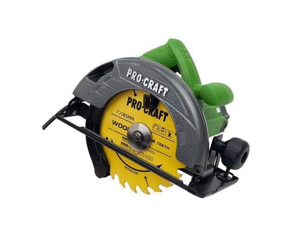 Циркулярная дисковая пила Procraft KR2300, 2300 Ватт, 60 мм пропил, 2 диска в комплекте, 5000 об ...