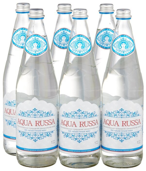 Aqua Russa Вода Минеральная Негазированная 6шт - купить с доставкой по ...
