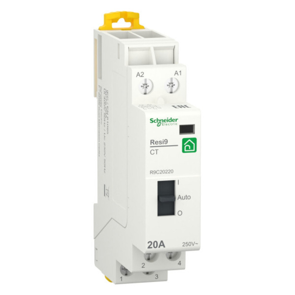 Модульный контактор с ручным управлением RESI9 Schneider Electric 20A ...