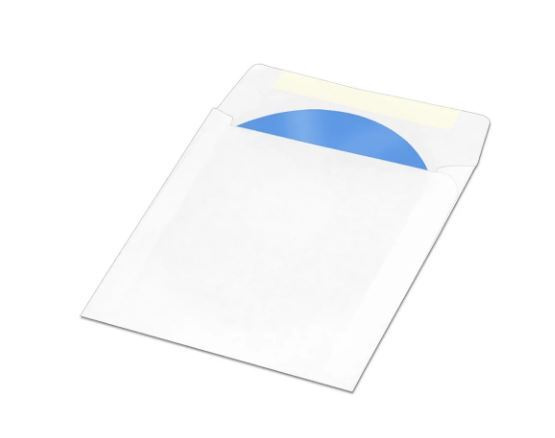 Конверт бумажный для CD/DVD дисков D2 Tech CDC-1-25, без окна, бумага ...