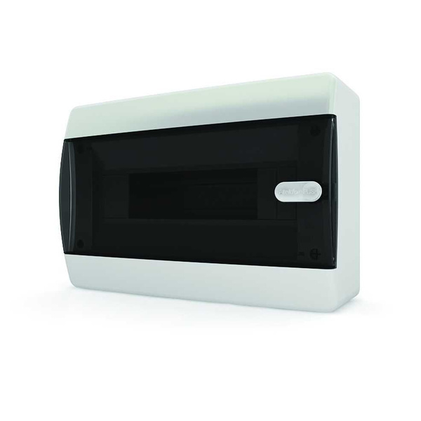 Щит встраиваемый Tekfor 8 (1x8) модулей IP41 прозрачная черная дверца CVK 40-08-1 - купить по ...