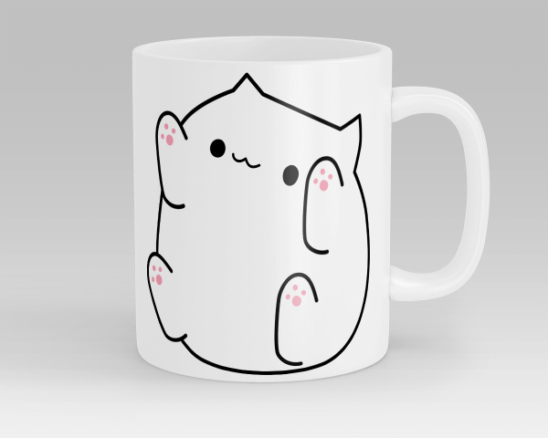 Кружка Geek Merch "Bongo Cat_1", 330 мл, 1 шт - купить по доступным ...