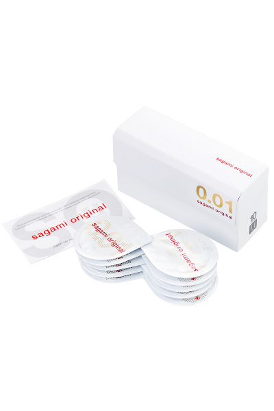 Презервативы полиуретановые Sagami Original 001 №10 - купить с ...