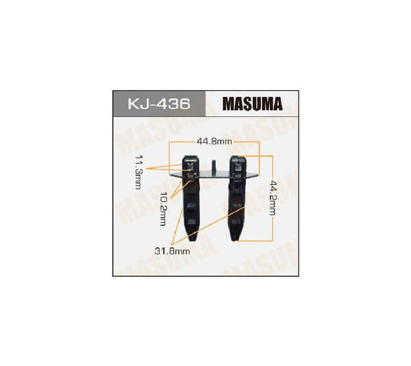 Клипса крепежная автомобильная, 1 шт. купить по выгодной цене в ...