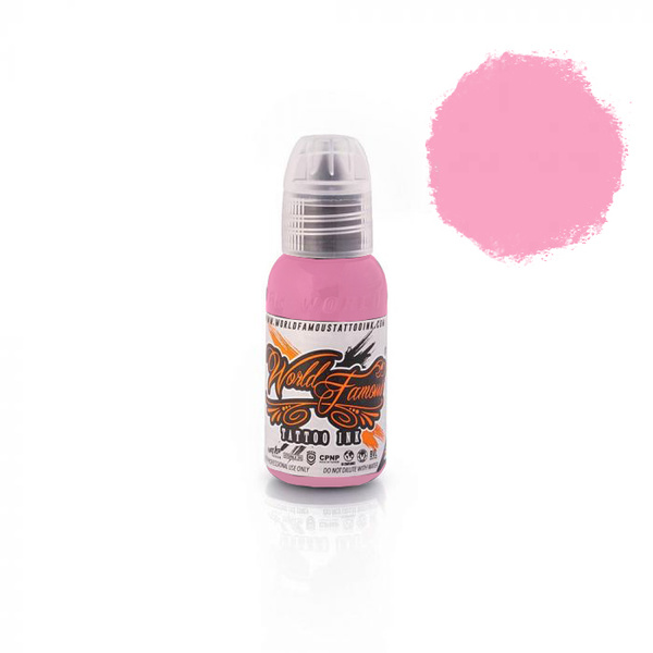 World Famous Ink тату краска A.D. Pancho Light Pink - 30 мл - купить по ...