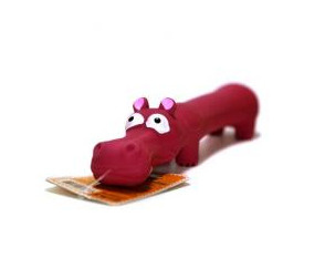 HOMEPET Игрушка для собак Долговязый бегемот с пищалкой, 29 см - купить ...