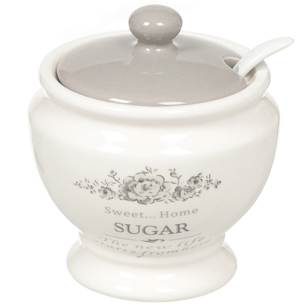 Сахарница 220 мл, доломит, с ложкой, Daniks, Классик, HC3D05-N1 купить на OZON по низкой цене ...