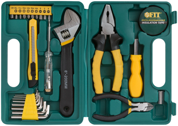 FIT Набор инструментов 26 предметов биты CrV сталь в чемодане - купить ...
