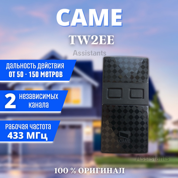 CAME TW2EE Пульт для ворот и шлагбаума (100% оригинальный пульт) 2-х канальный . - купить с ...
