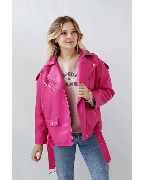 Куртка кожаная Tiya moda - купить с доставкой по выгодным ценам в интернет-магазине OZON (577307669)