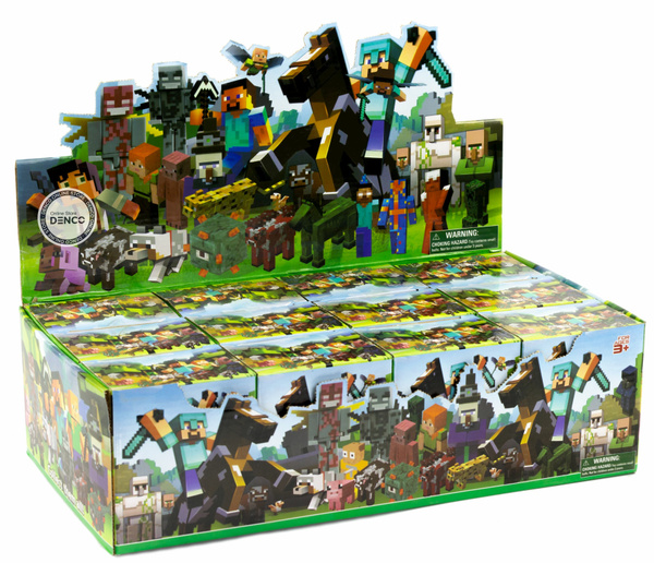 Набор Фигурок Minecraft Craftables Blind Box с карточками 48128, 8 см ...