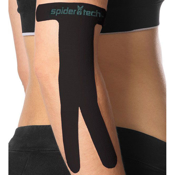 Кинезиотейп SpiderTech X-Spider-Elbow, черный - купить с доставкой по ...
