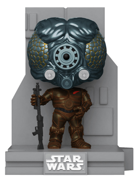 Фигурка Funko POP! Deluxe Bobble Star Wars SW Bounty Hunters 4-LOM (MT ...