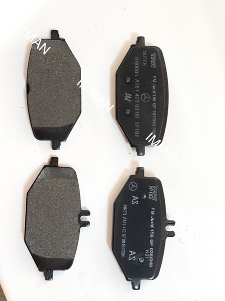 Тормозные колодки Mercedes-Benz A0004204002 купить на OZON по низкой ...