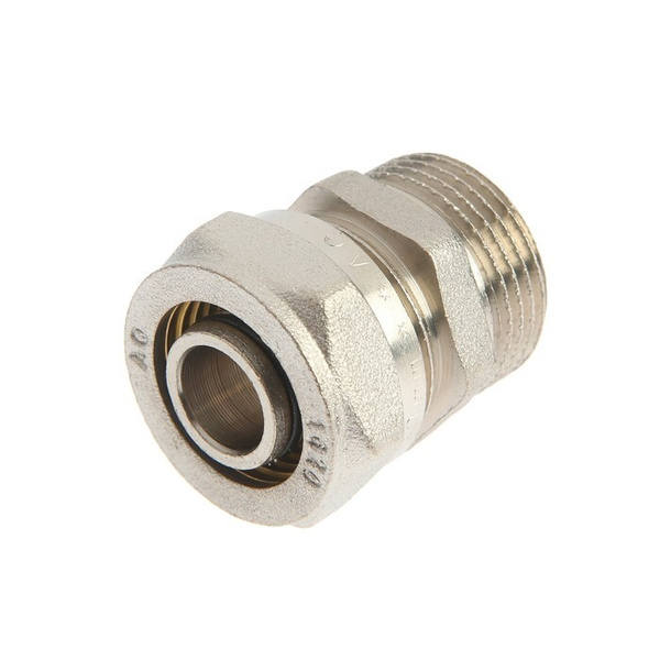 Муфта AQUALINK, обжимная, 3/4" х 20 мм, наружная резьба, 6860556 ...