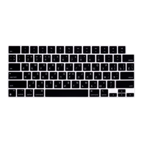 Пленка на клавиатуру с русским алфавитом для MacBook Air M2 США ...